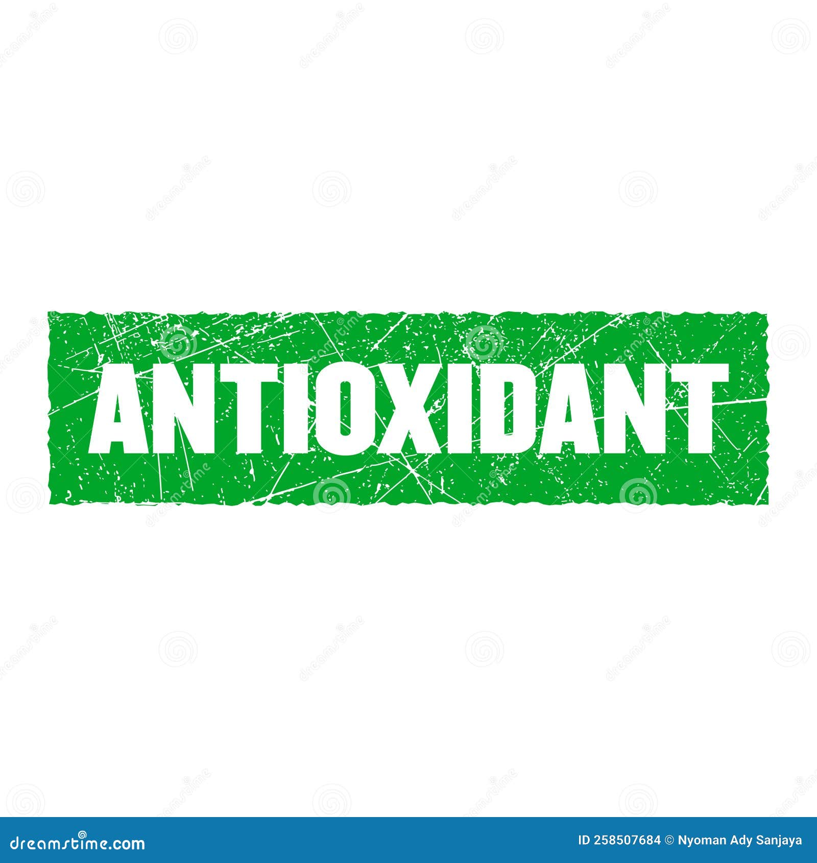 Antioxidant Vector Stamp Isolated On White Background | CartoonDealer ...