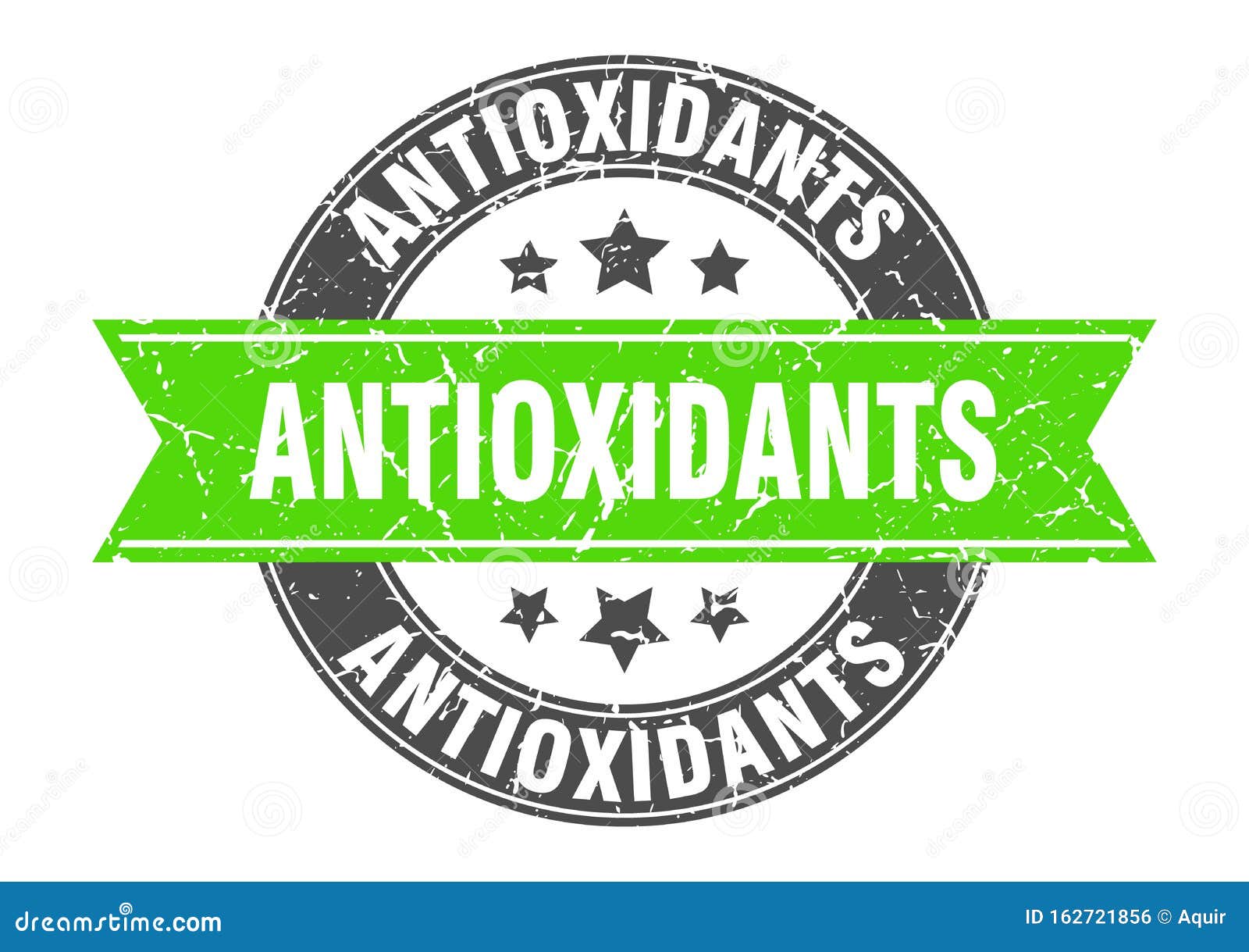Antioxidants stamp stock vector. Illustration of seal - 162721856