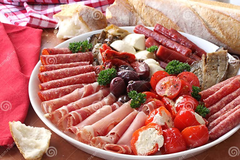 Antipasto stock image. Image of olives, kalamata, goat - 6530199