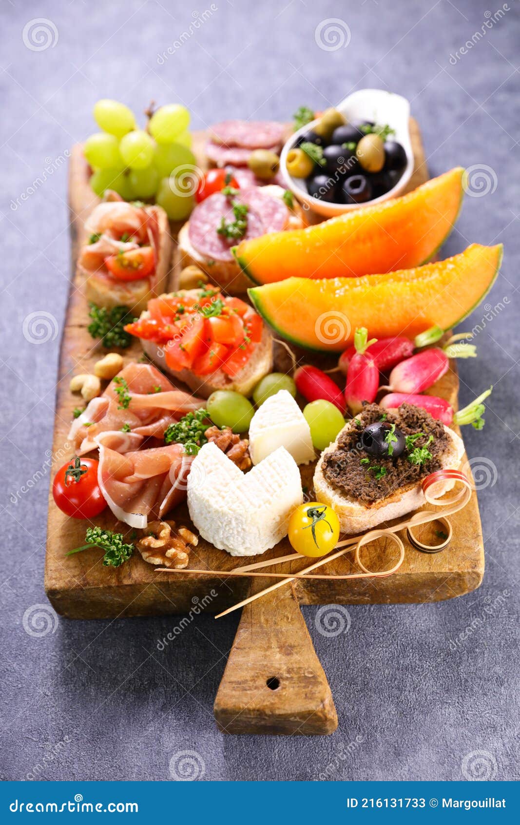 Assorted of buffet food stock image. Image of diet, assorted - 216131733