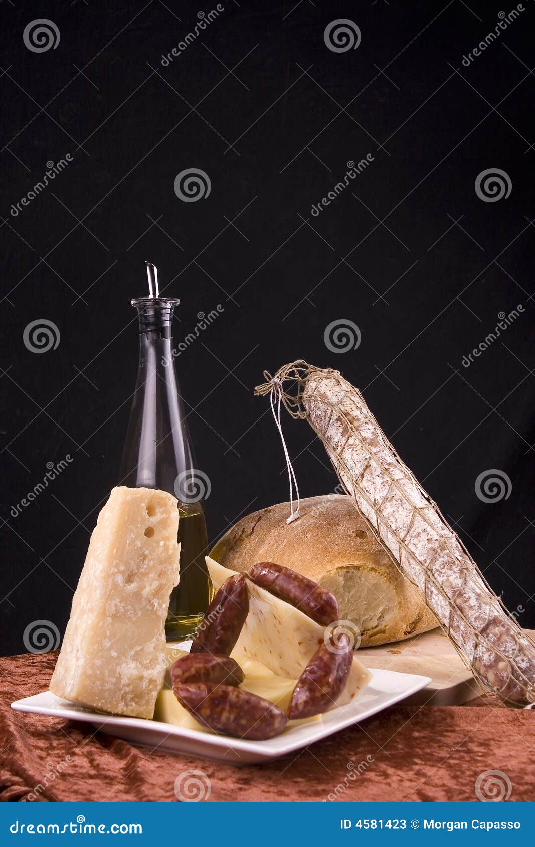 Antipasto italiano imagen de archivo. Imagen de aperitivo - 4581423