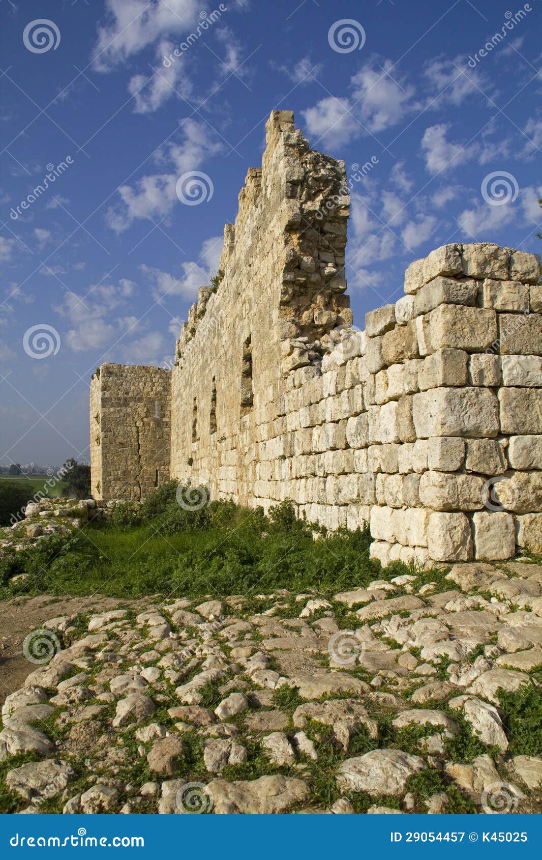 Antipatris Fort Ruins.Israel Stock Image - Image of architecture ...