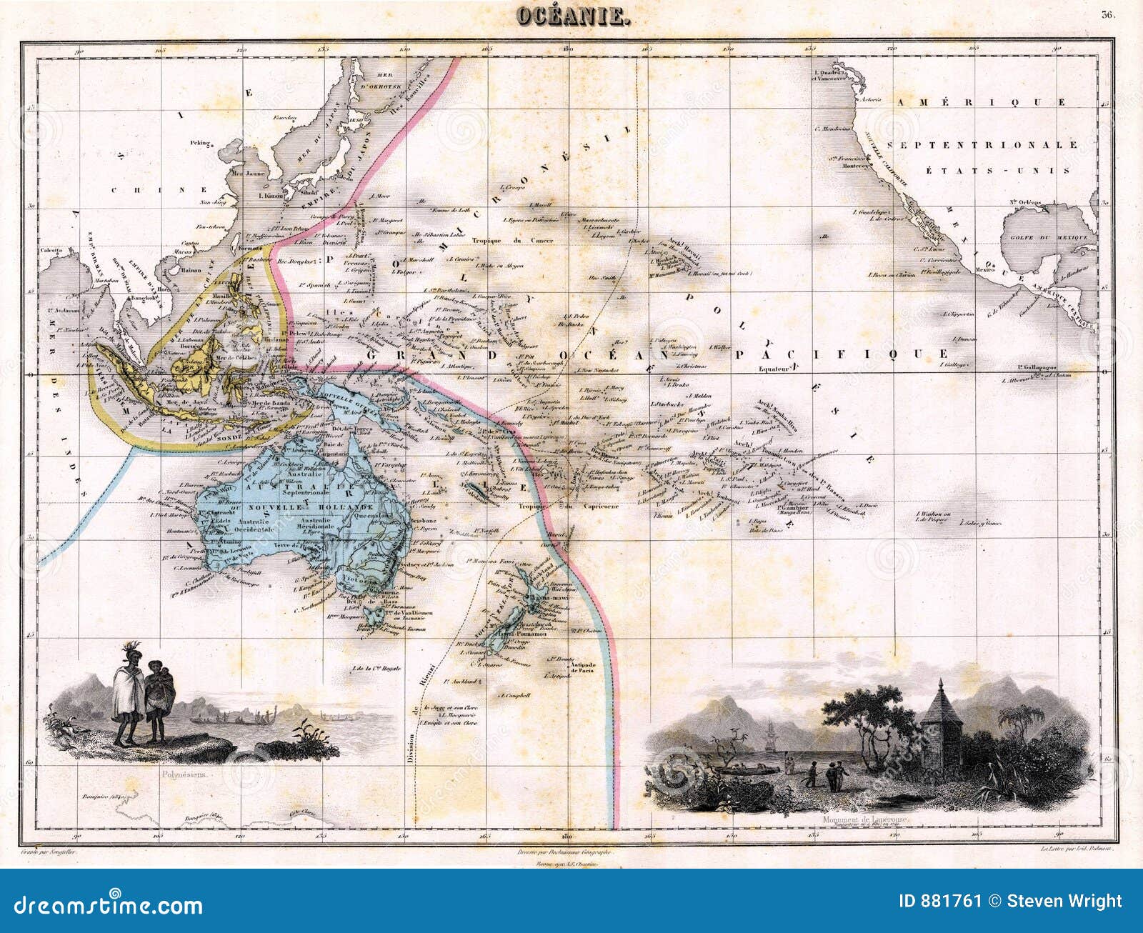 Antique 1870 Map Of Asia Royalty-Free Stock Photo | CartoonDealer.com ...