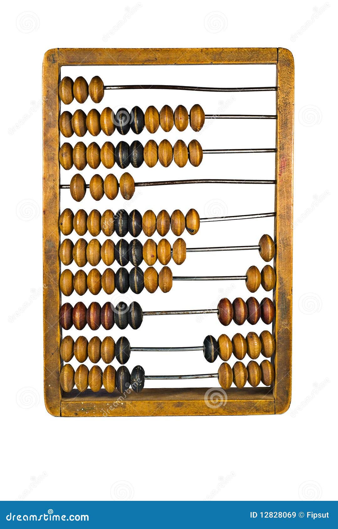 Antique Abacus for Calculating Stock Image - Image of pattern, numbers ...