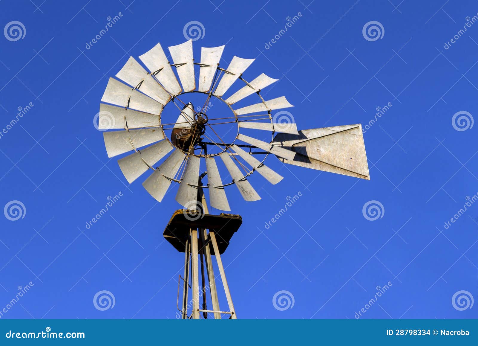 Antique Aermotor windmill stock photo. Image of environment - 28798334