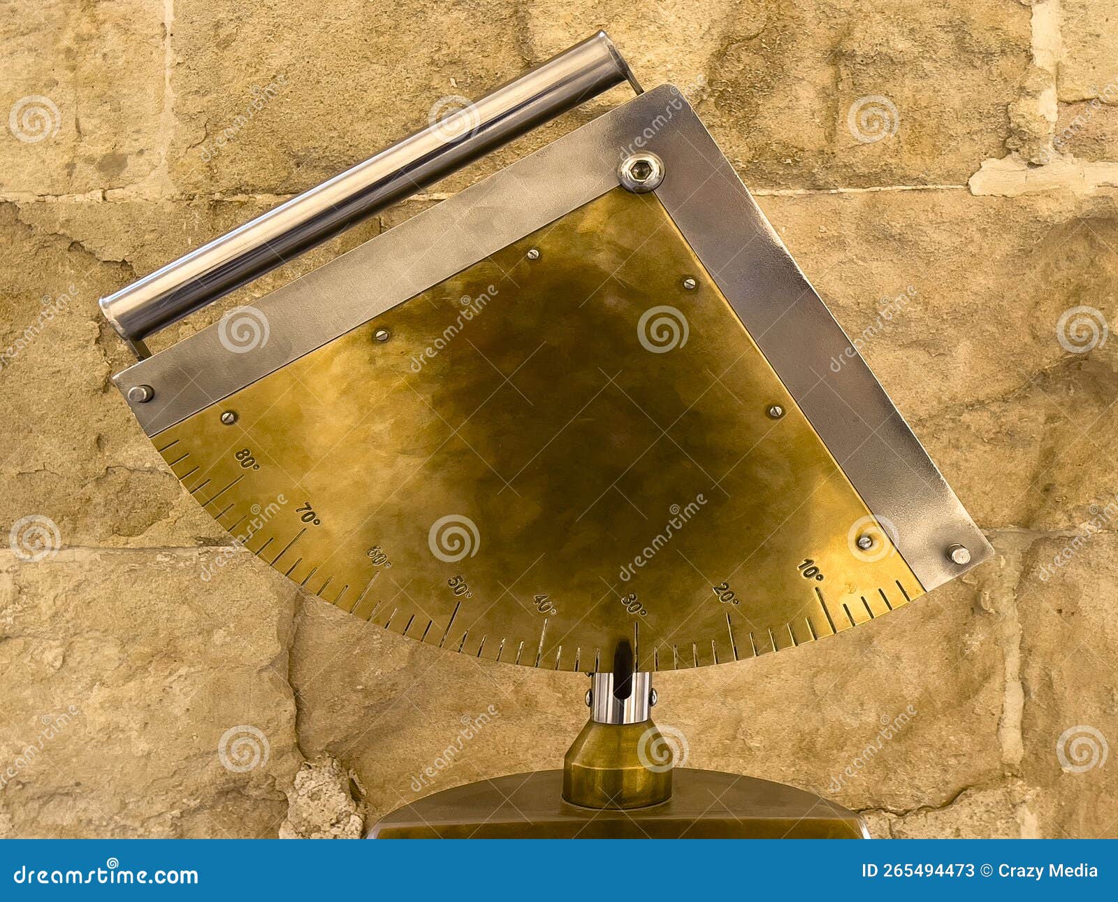 Ancient Dial Model that Measures the Altitude of Celestial Bodies Stock ...