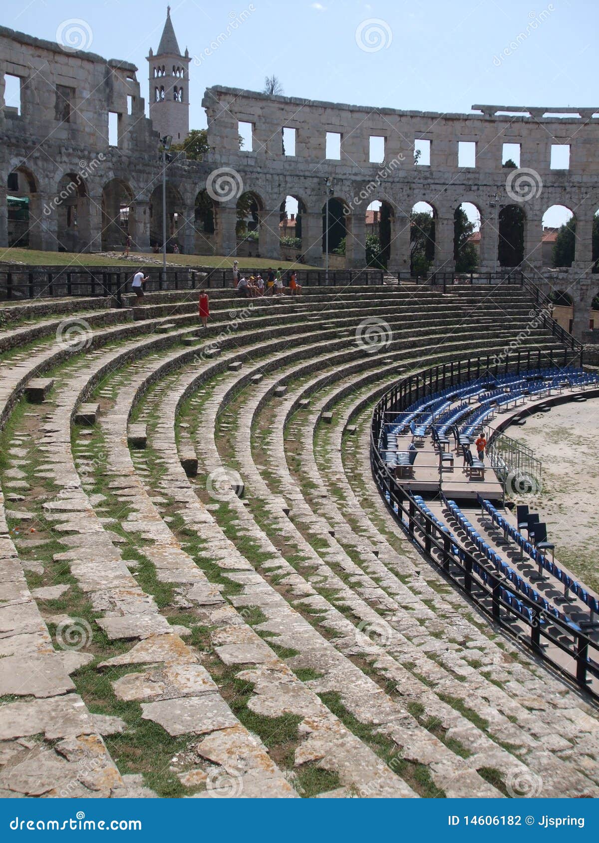 Antique Amphitheatre in Pula Editorial Photography - Image of round ...