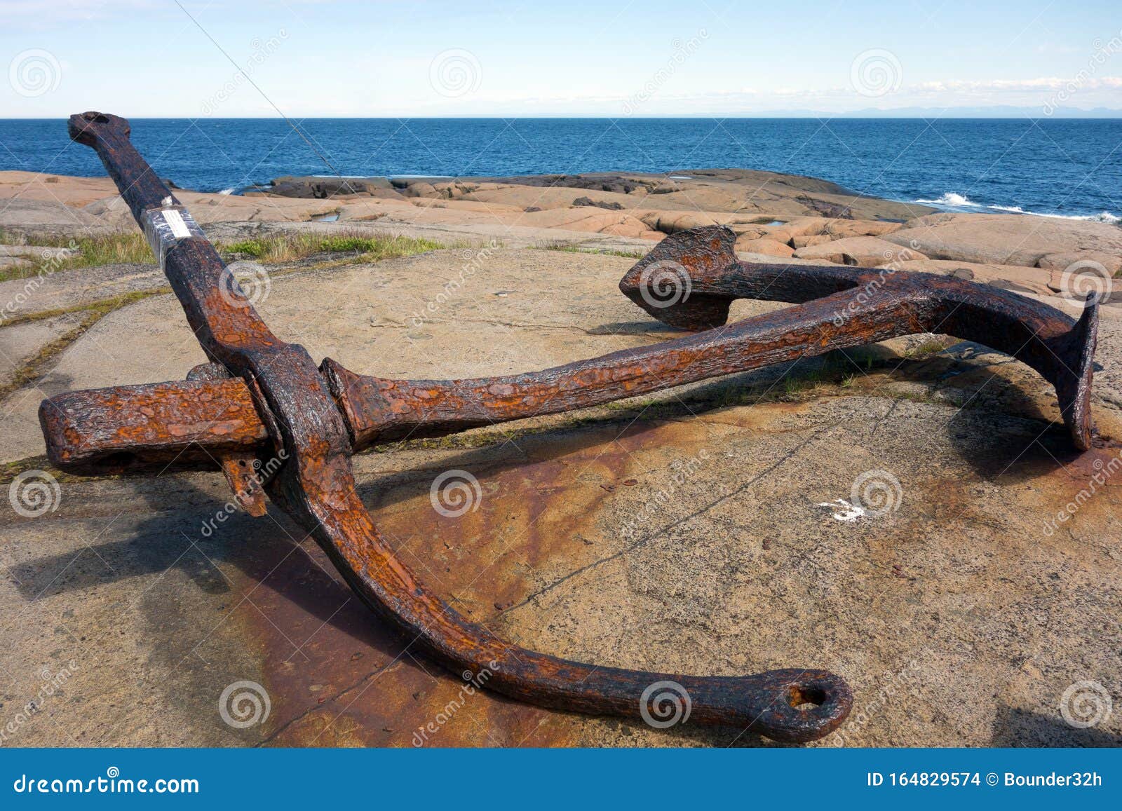 An Antique Anchor on Display in the Maritime Provincesanchor Stock ...