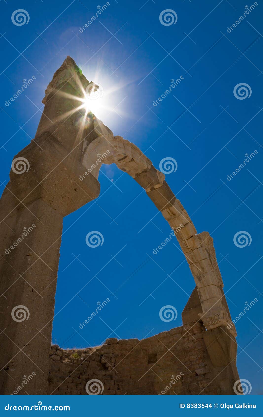 Antique Arc, Ephesus, Turkey Stock Photo - Image of blue, ephesus: 8383544
