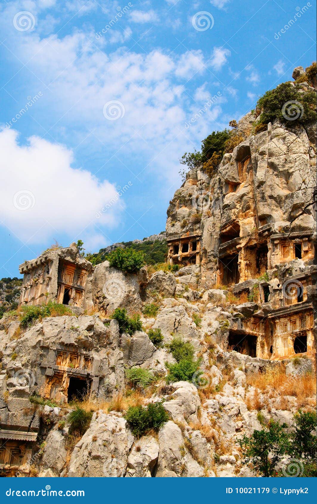 Antique Architecture in Myra .Turkey. Stock Image - Image of history ...