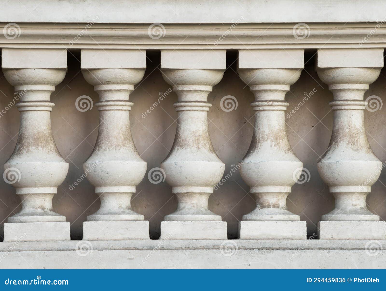 Antique Balustrade from the 19th Century Stock Photo - Image of railing ...