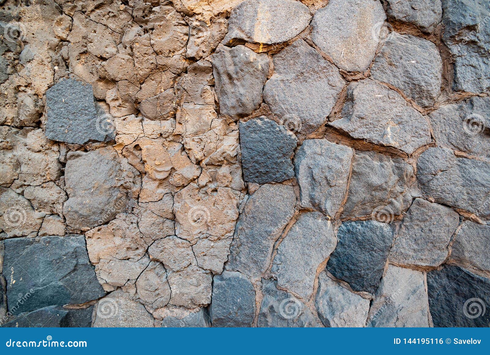 An Old Battered Wall With Colored Plaster Stock Photography ...