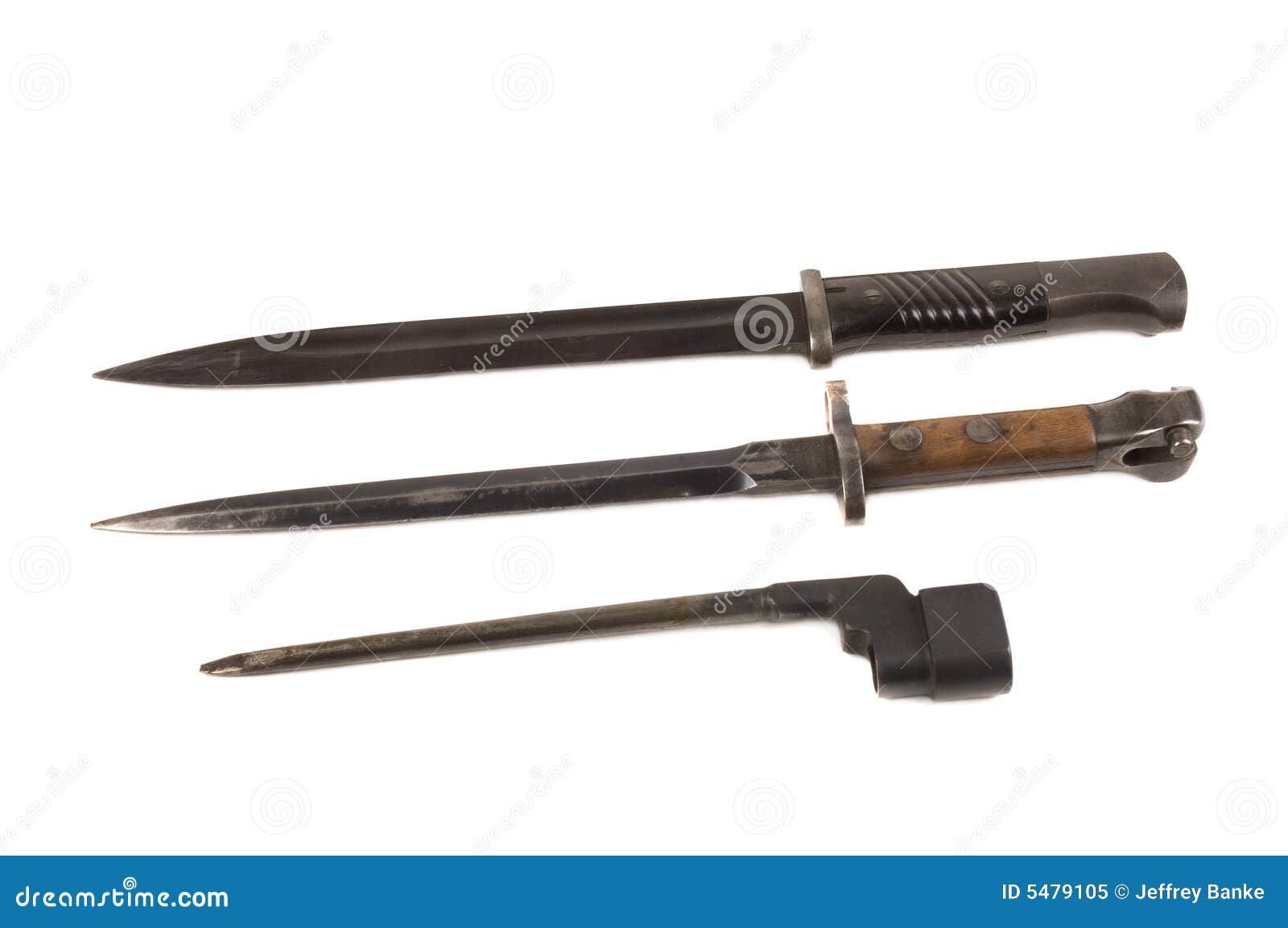 Antique Bayonets from Several Countries Stock Image - Image of battle ...