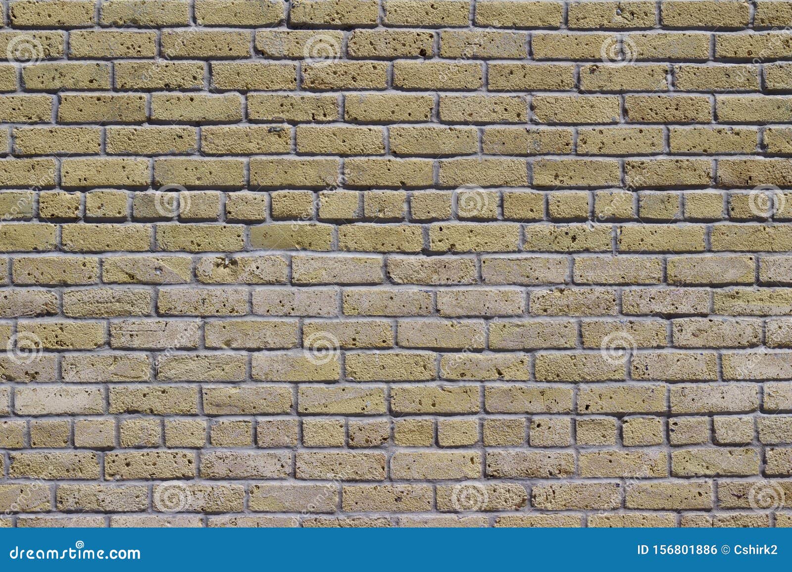 Antique Beige Brick Wall Texture in Common Bond Brickwork Pattern Stock ...