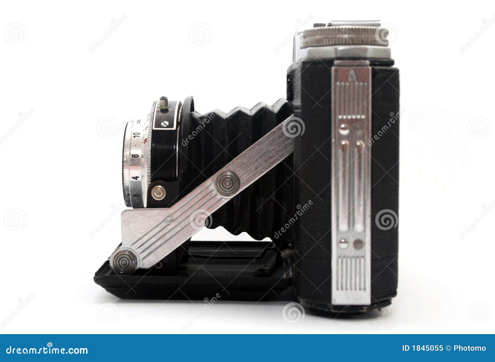 Antique Bellows Camera stock image. Image of side, compact - 1845055