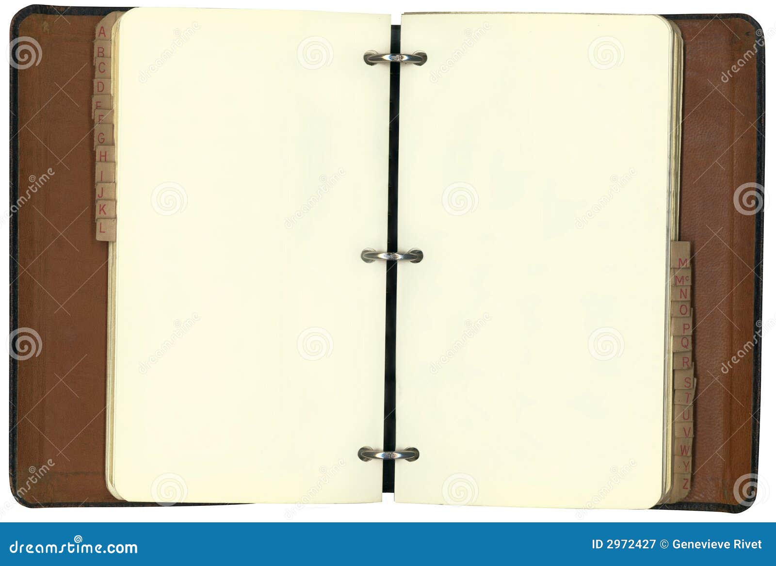 Antique Binder Inside stock image. Image of antique, leather - 2972427