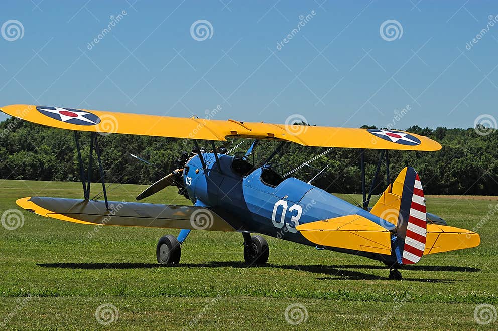 Antique Biplane No1 stock photo. Image of pilot, airplanes - 10036
