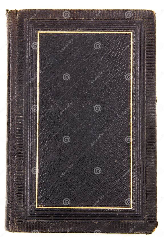 Antique black book stock image. Image of blank, library - 21853339