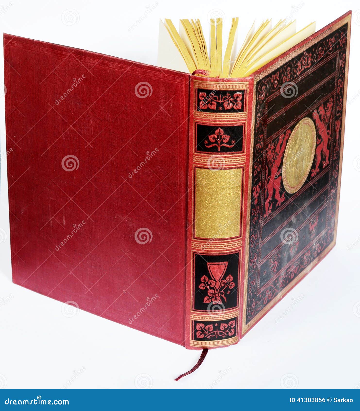 Antique book opened stock photo. Image of study, reading - 41303856