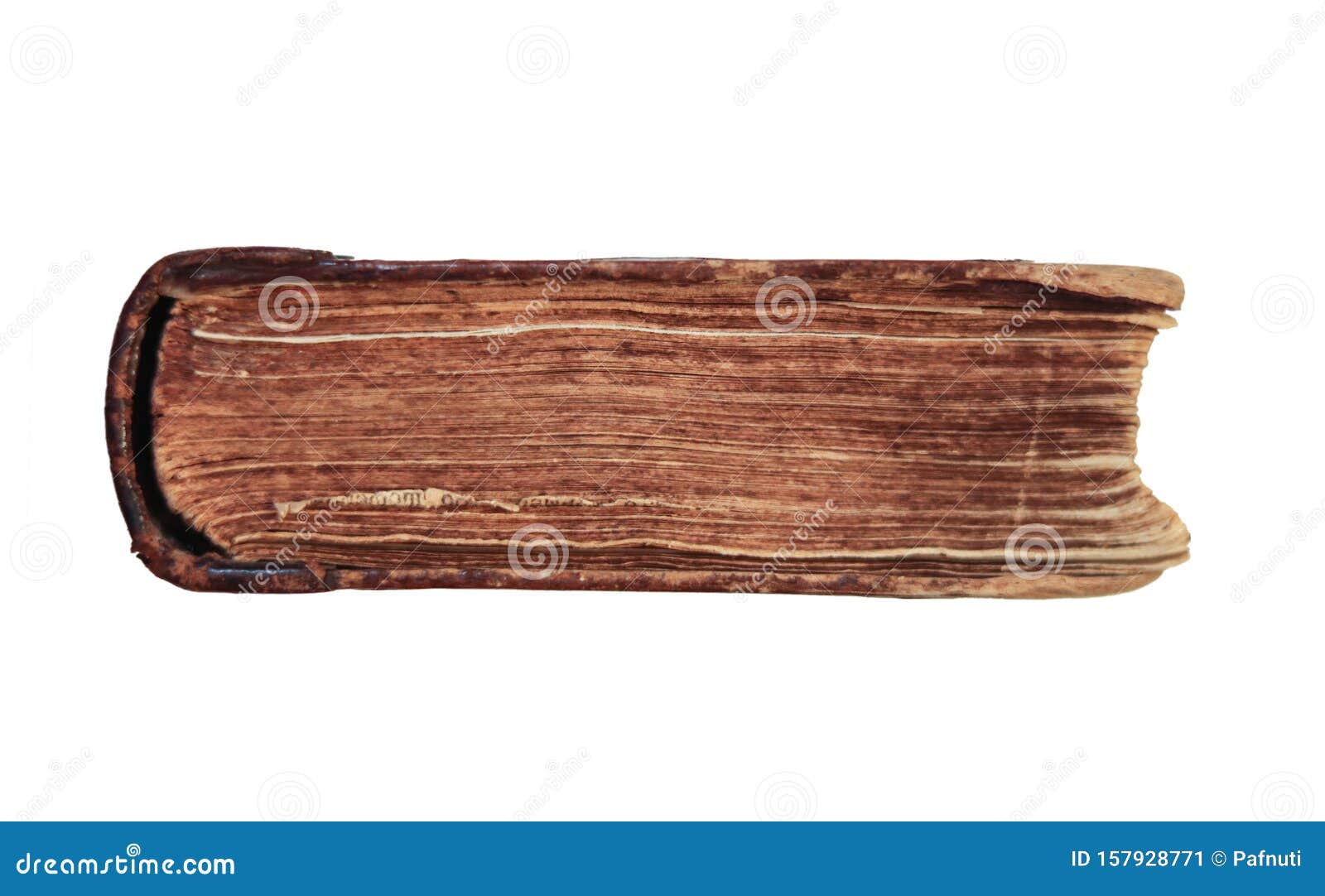 Book Side View. Isolated On A White Background. Template For Designer ...