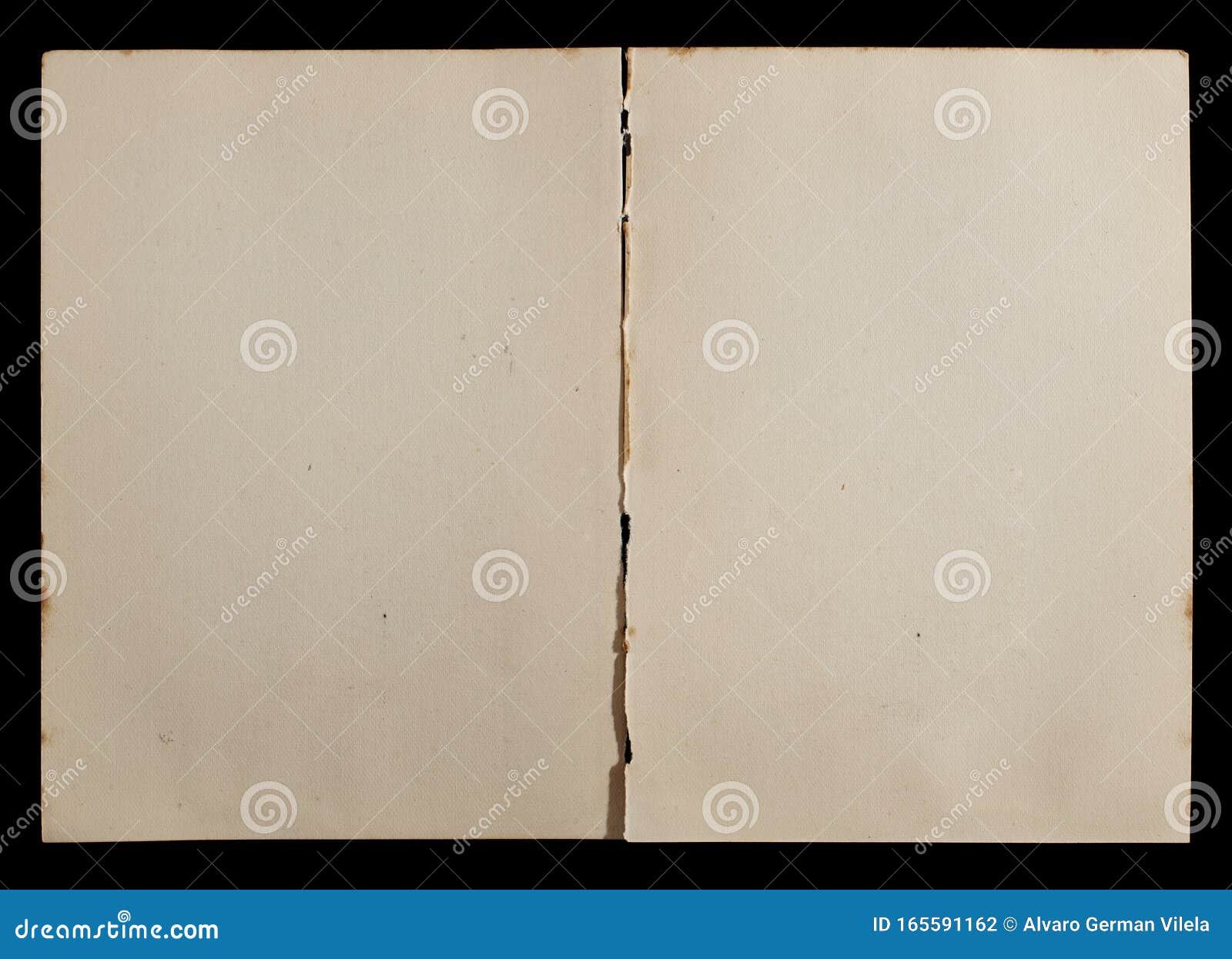 Blank Unfolded Creased Piece Of Paper Royalty-Free Stock Image ...