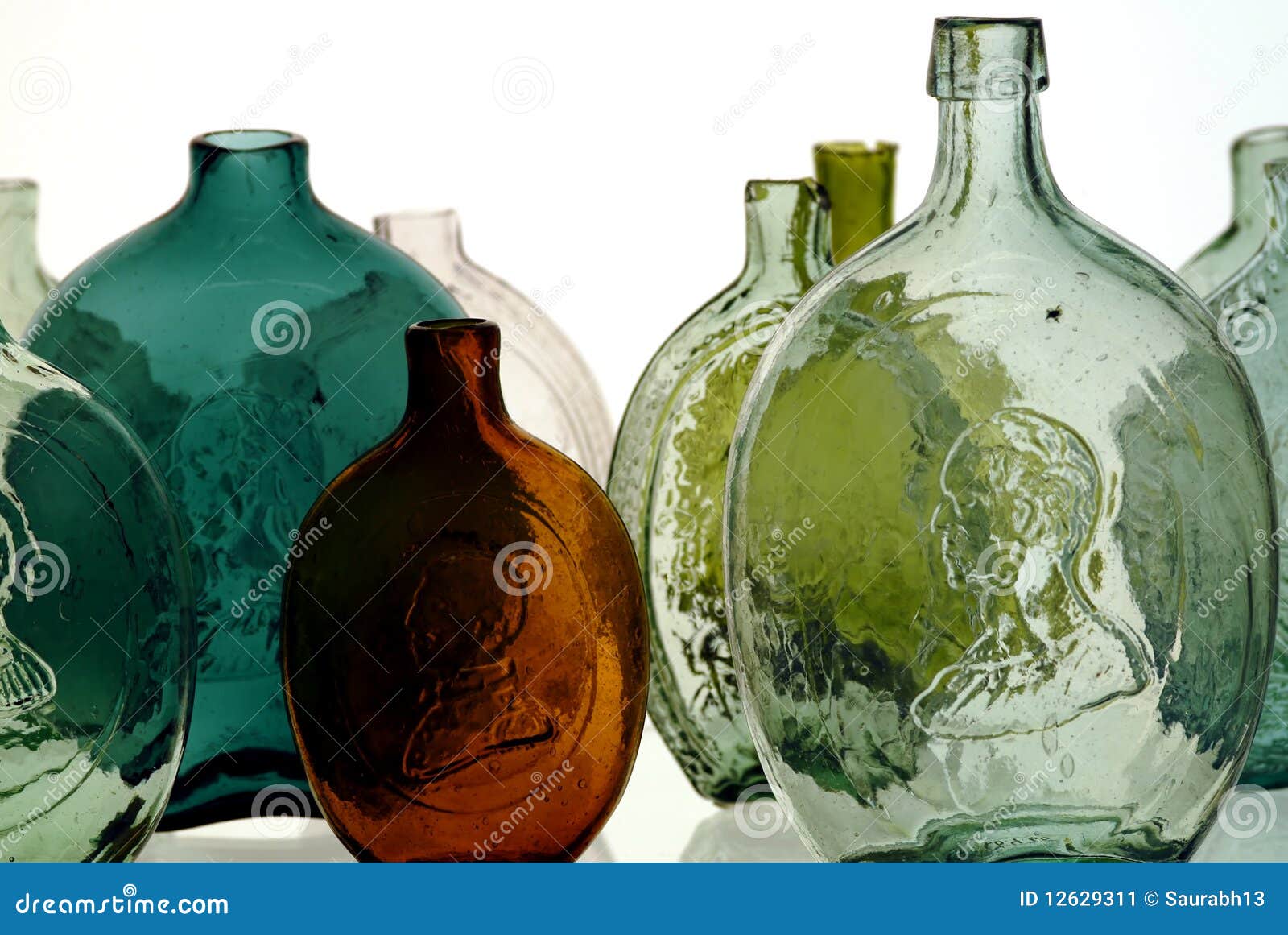 Antique Bottles Royalty-Free Stock Photography | CartoonDealer.com ...
