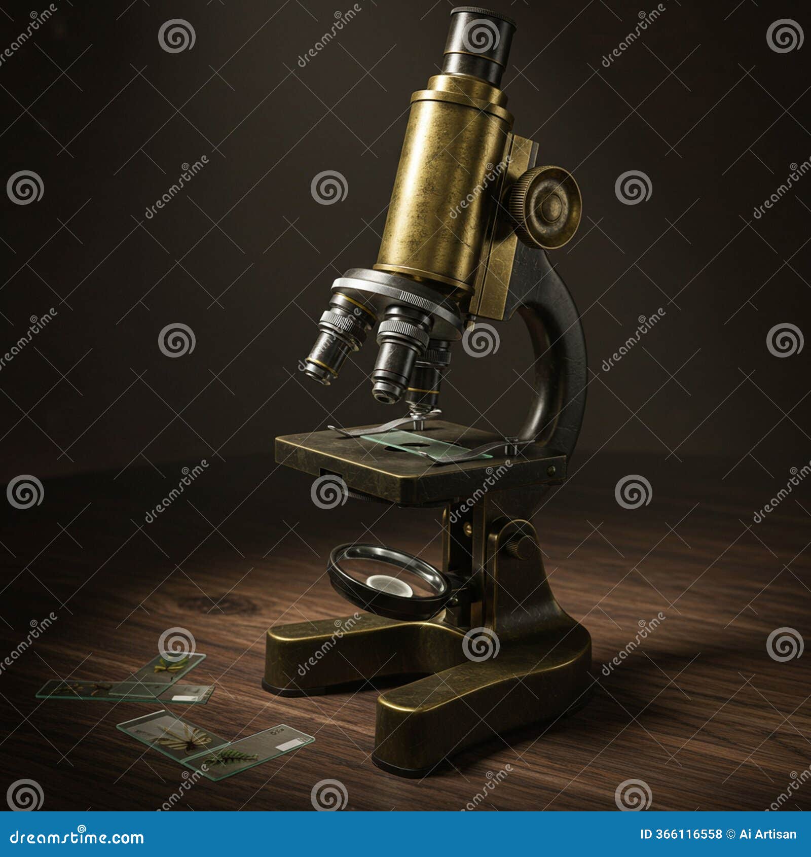 Objective Lenses Of A Microscope, Light Microscope Stage And Lenses ...