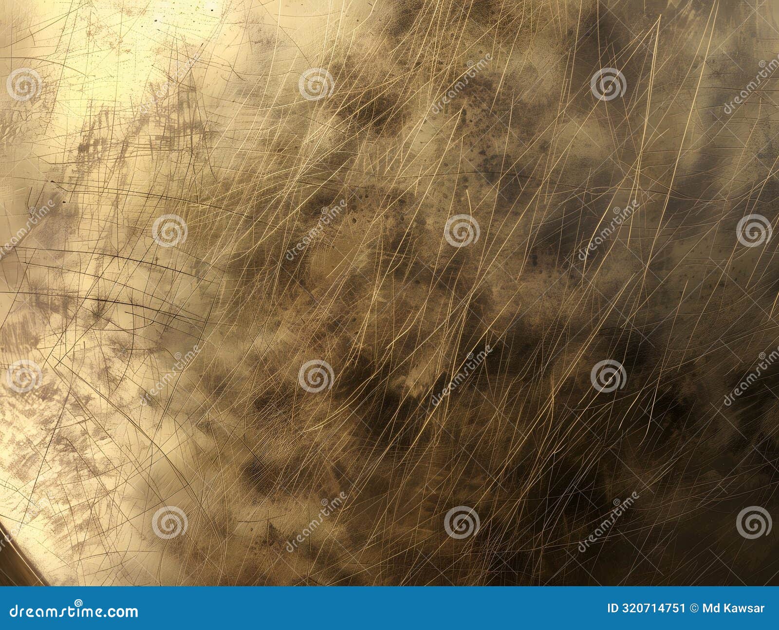 Antique Brass Surface Texture with Scratches Stock Illustration ...