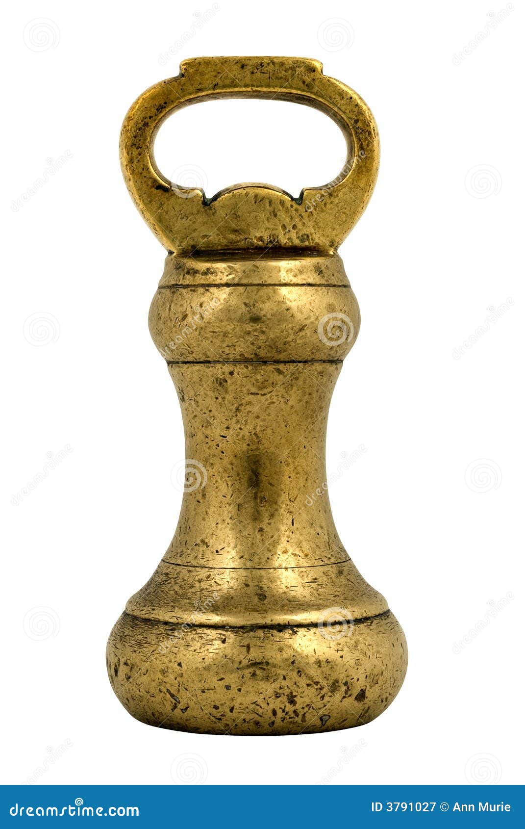 Antique Brass Weight stock image. Image of pound, accuracy - 3791027