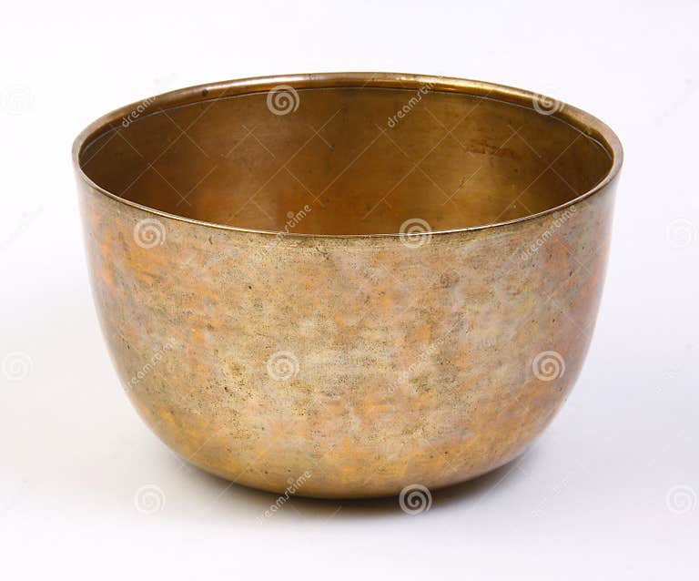Antique bronze bowl stock photo. Image of facilities - 22109270