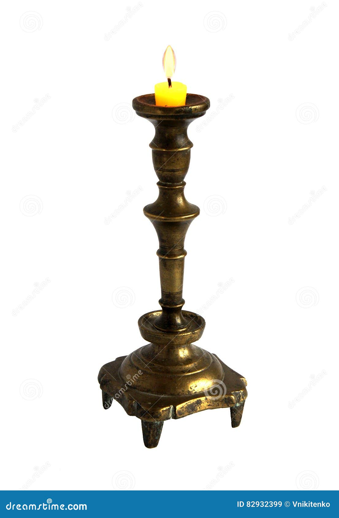 Antique bronze candlestick stock image. Image of antique - 82932399