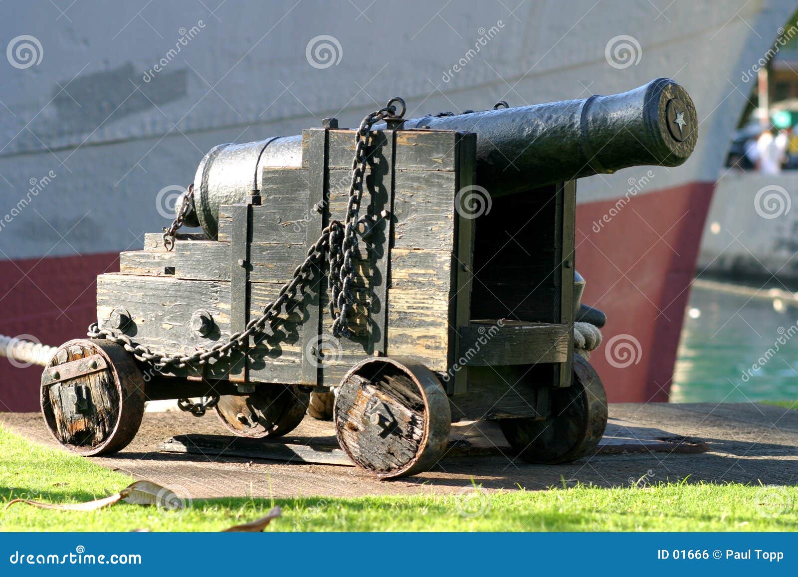 Antique Canon on Display stock photo. Image of cannons, military - 1666