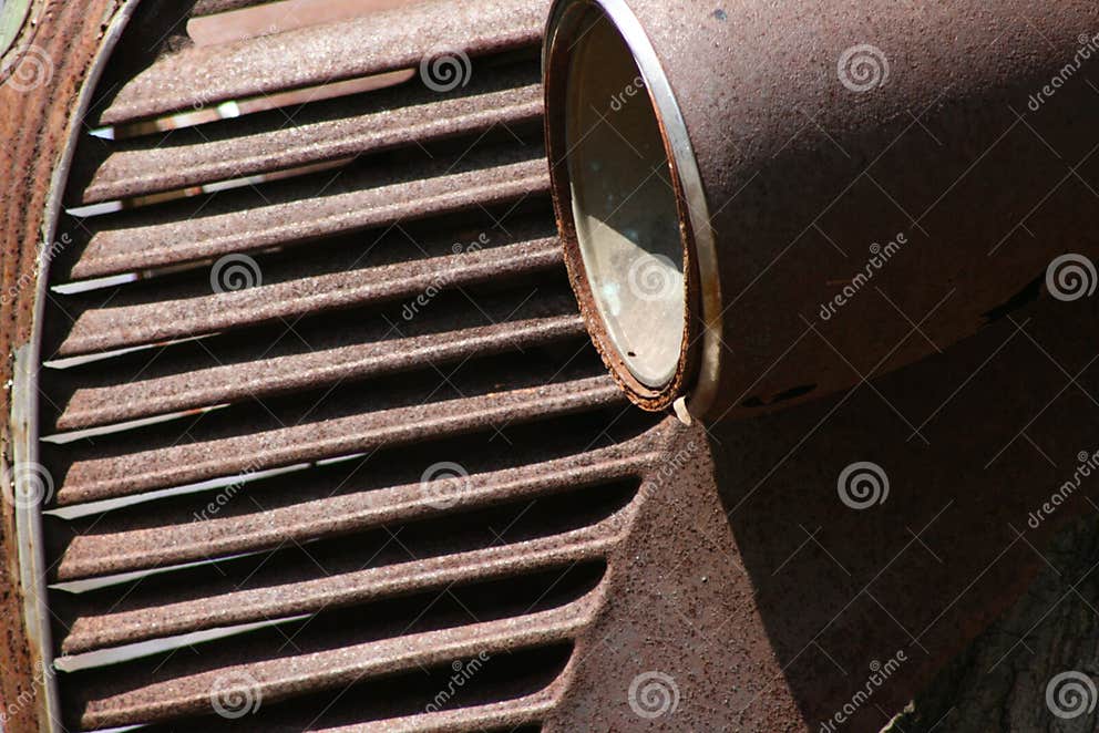 Antique car stock image. Image of tailpipe, rusty, rust - 2841637
