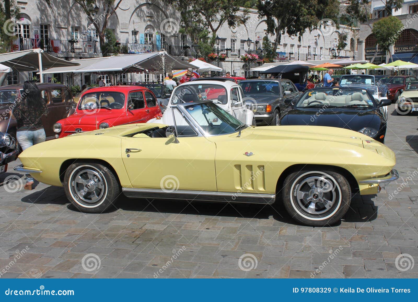 Antique Car Show, Gibraltar Editorial Stock Image - Image of gibraltar ...