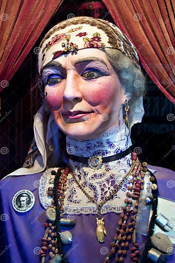 Antique Carnival Fortune Teller Stock Photo - Image of amuelet, teller ...