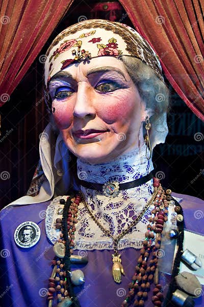 Antique Carnival Fortune Teller Stock Photo - Image of amuelet, teller ...