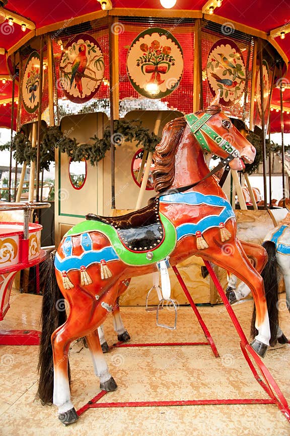 Antique carousel stock image. Image of german, christmas - 22155529