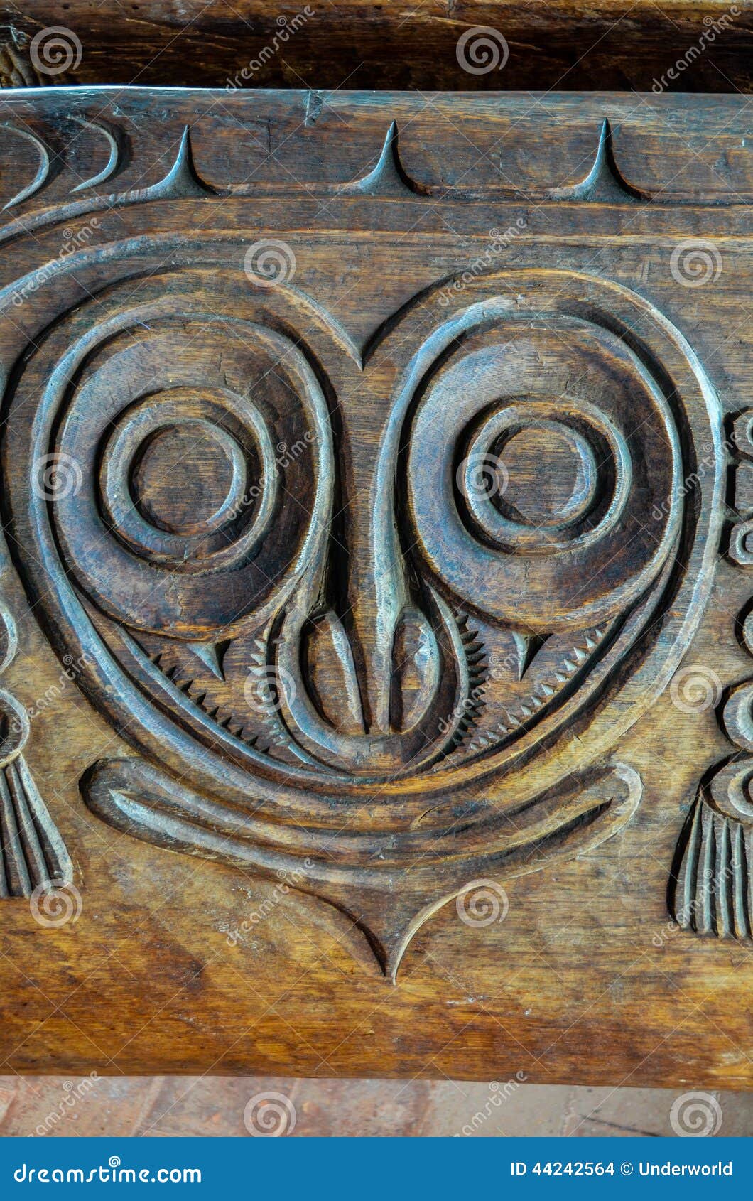 Antique Carved Wood Bas Relief Stock Photo - Image of culture, carving ...