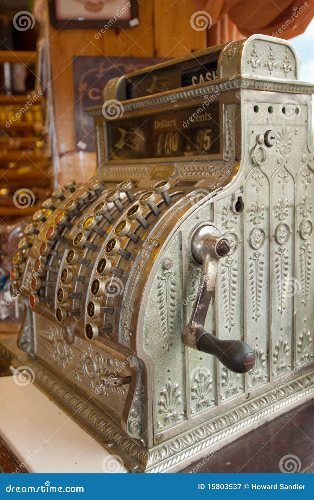 Antique cash register stock image. Image of selective - 15803537