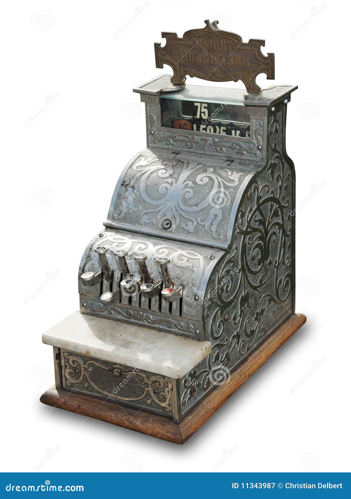 Antique Cash Register Stock Photography | CartoonDealer.com #9149240