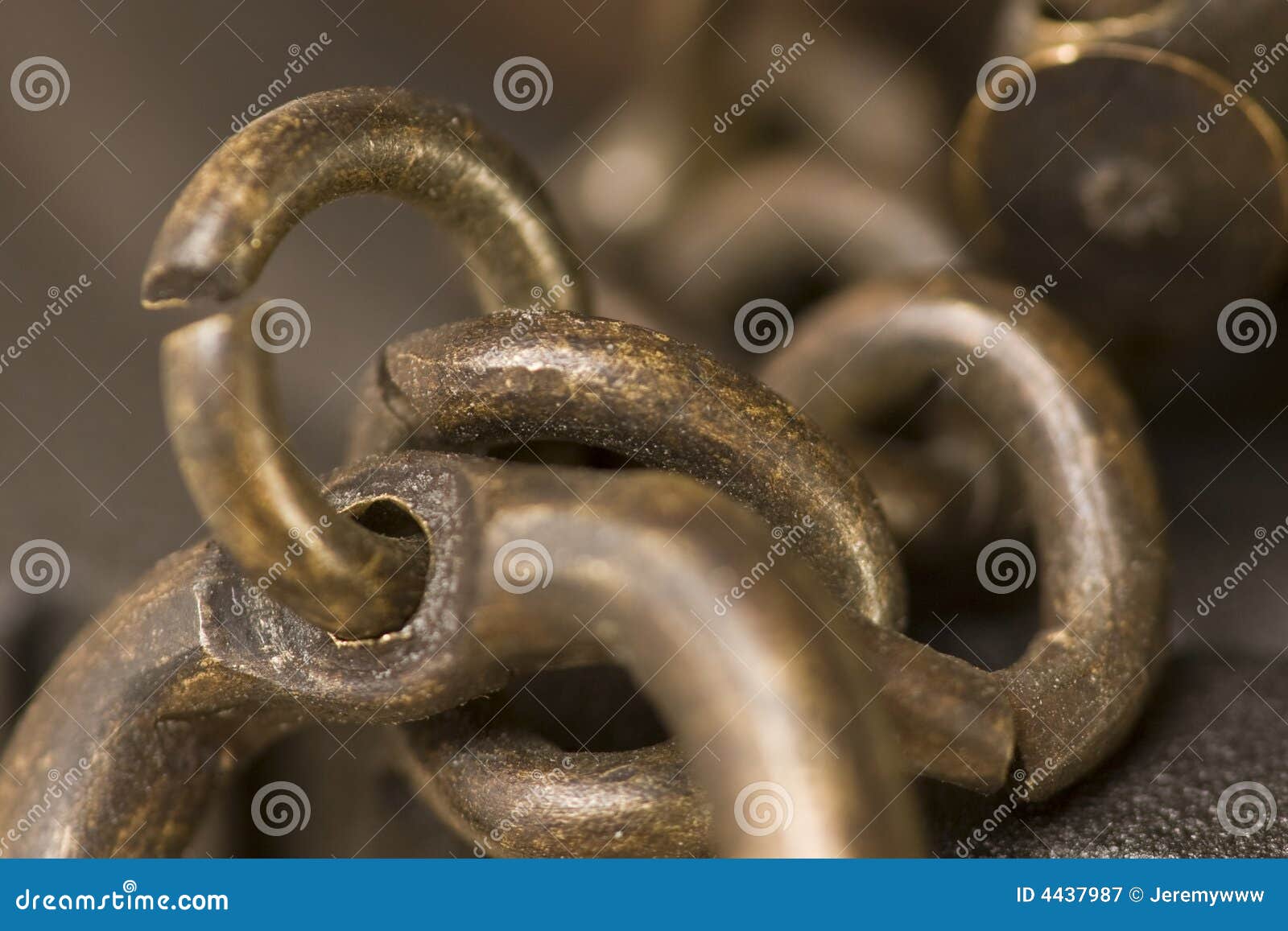 Antique chain stock image. Image of connected, blur, chain - 4437987