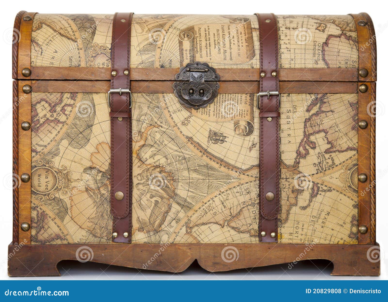 Antique chest / trunk stock photo. Image of case, protection - 20829808