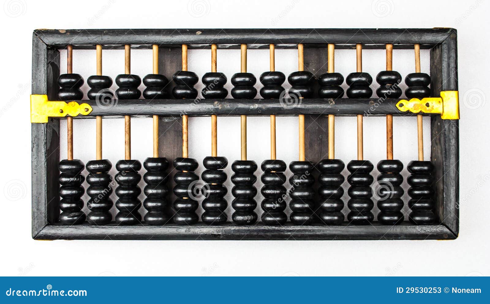 Antique Chinese Abacus stock image. Image of calculator - 29530253