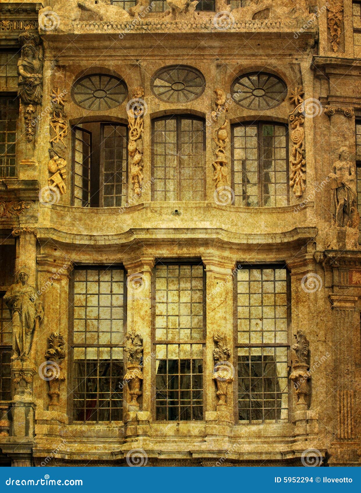 Antique City Building in Europe Stock Photo - Image of landmark ...