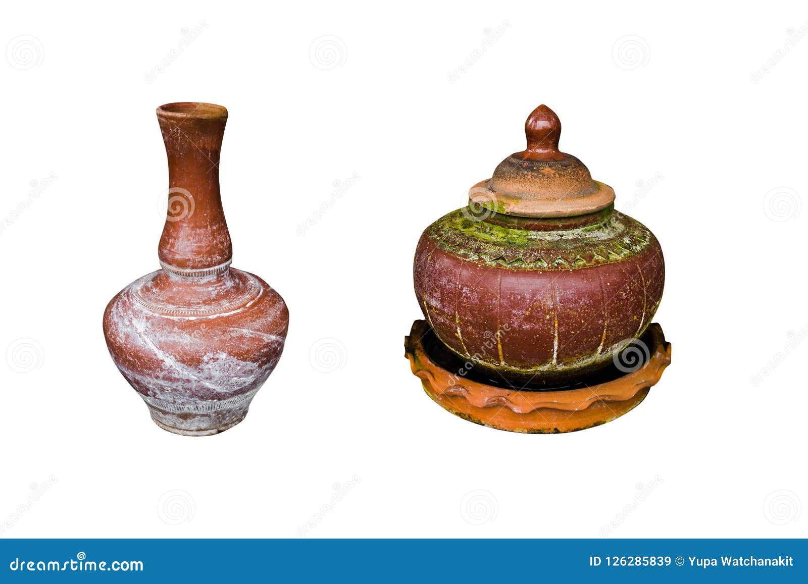 Antique Clay Pot Earth Ware for Drinking Water Stock Image - Image of ...