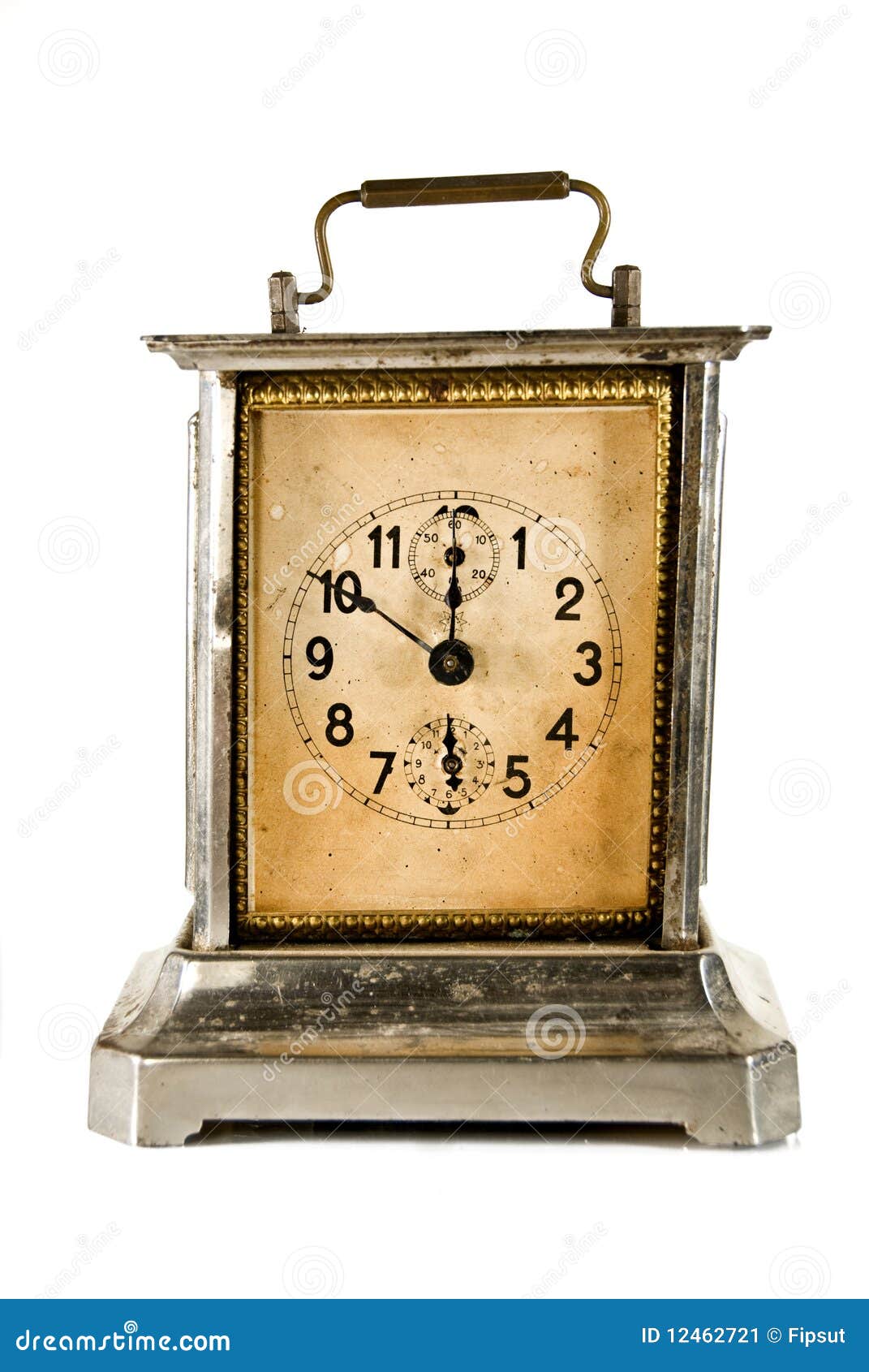 Antique Clock stock image. Image of numbers, aged, decorative - 12462721