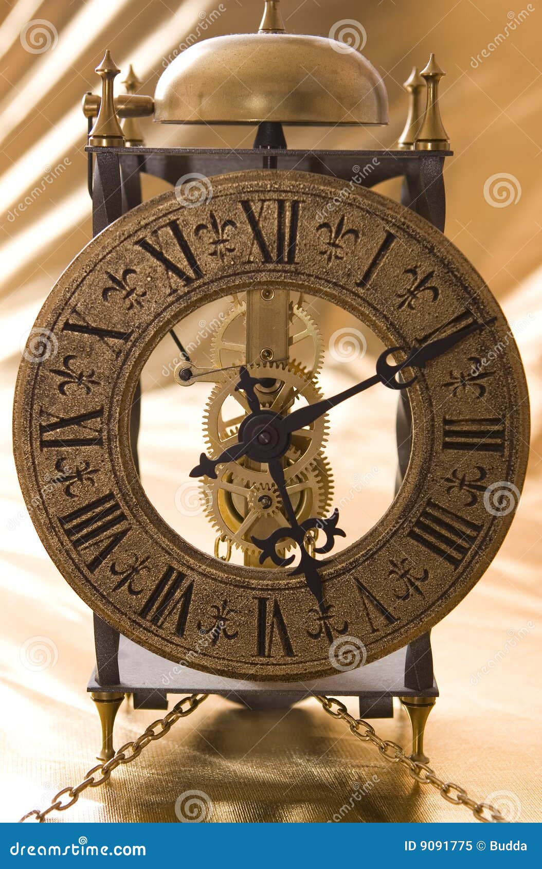 Antique clock stock image. Image of twelve, numerals, dial - 9091775