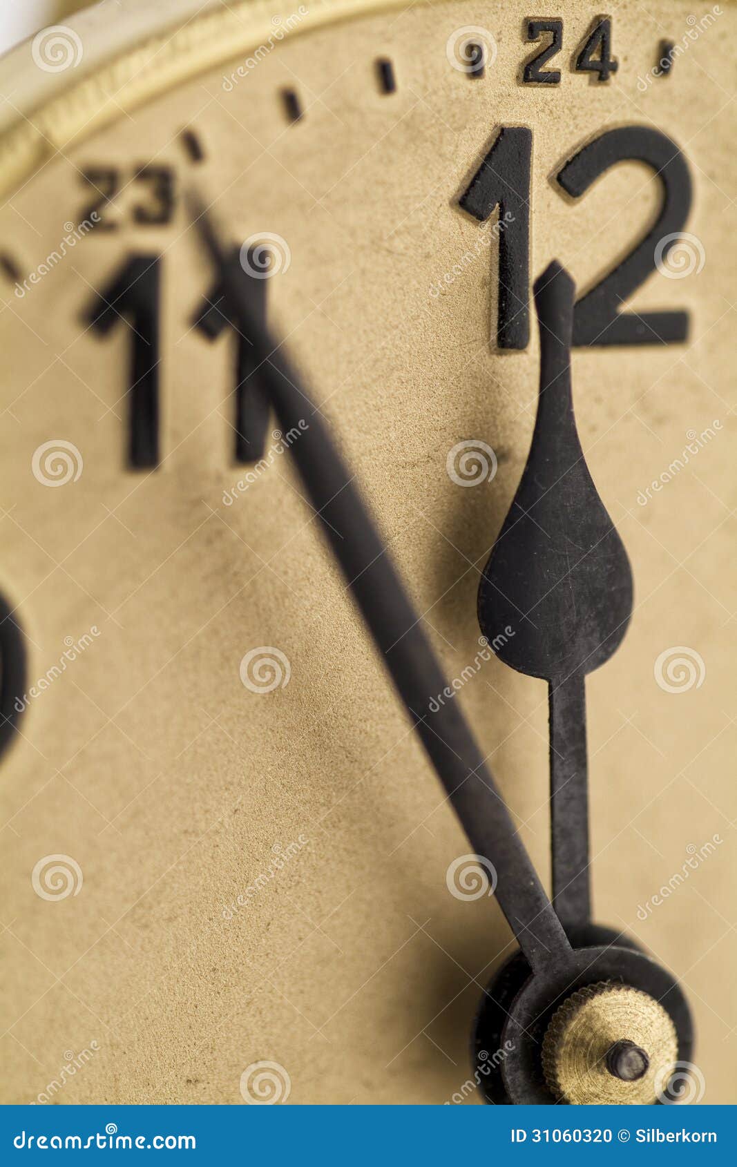 Antique clock close-up stock photo. Image of instrument - 31060320