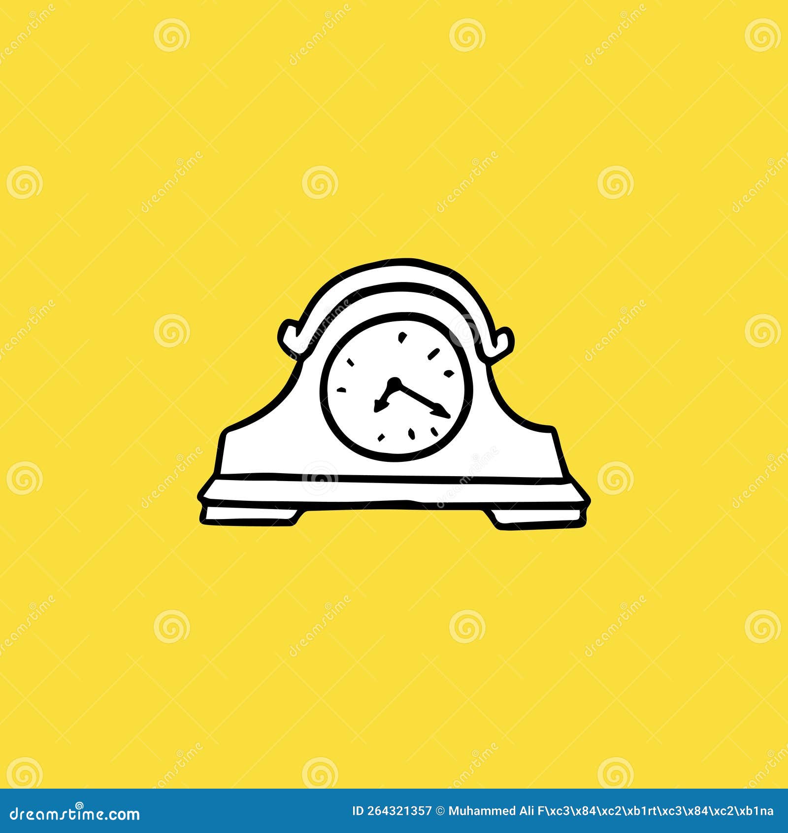 Antique Clock Drawing, Antique, Sketch and Vintage Stock Vector ...