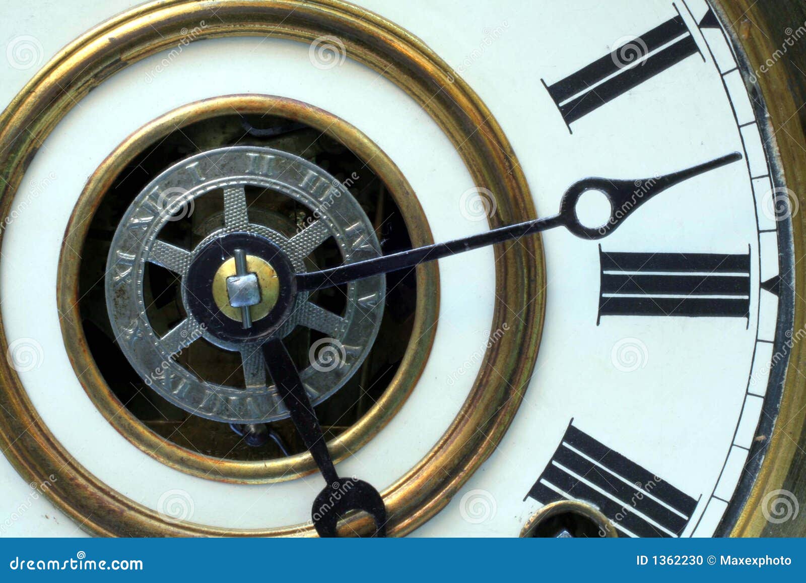 Antique Clock Face Picture. Image: 1362230